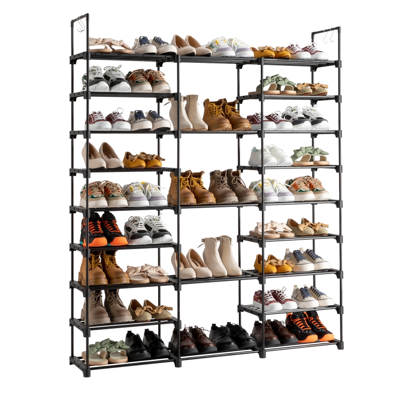 GoDecor Tall Shoe Rack Organizer, Garage Shoe Shelf Large Capacity ...