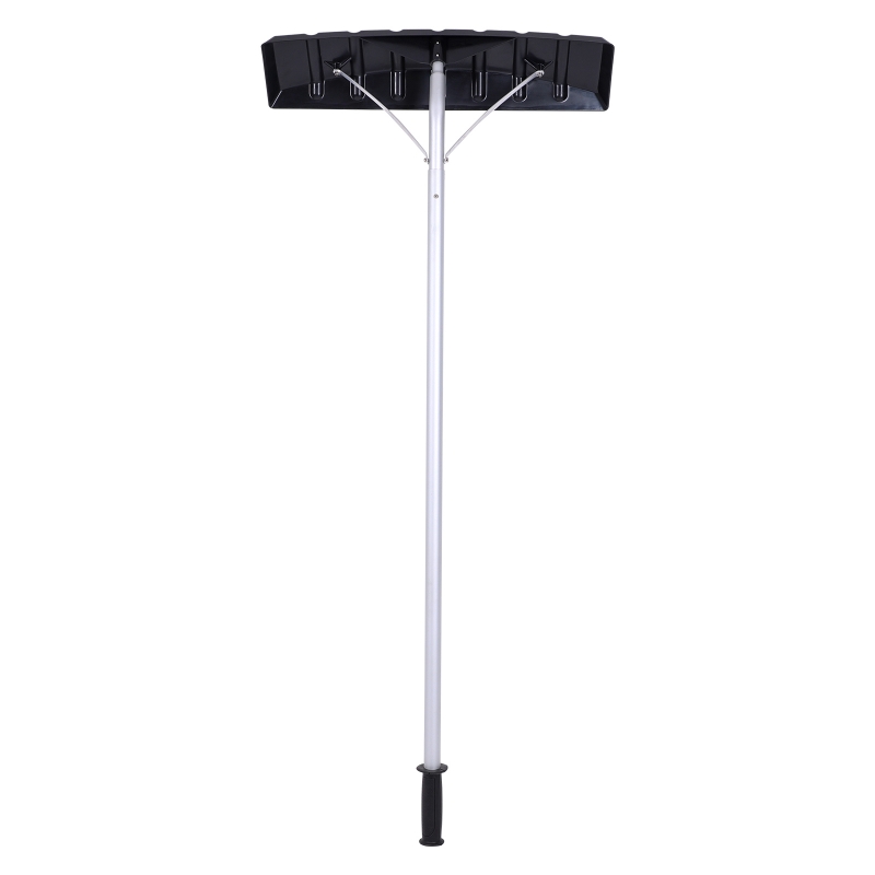 GoDecor Poly Blade Snow Roof Rake Telescoping Snow Roof Rake, Black ...
